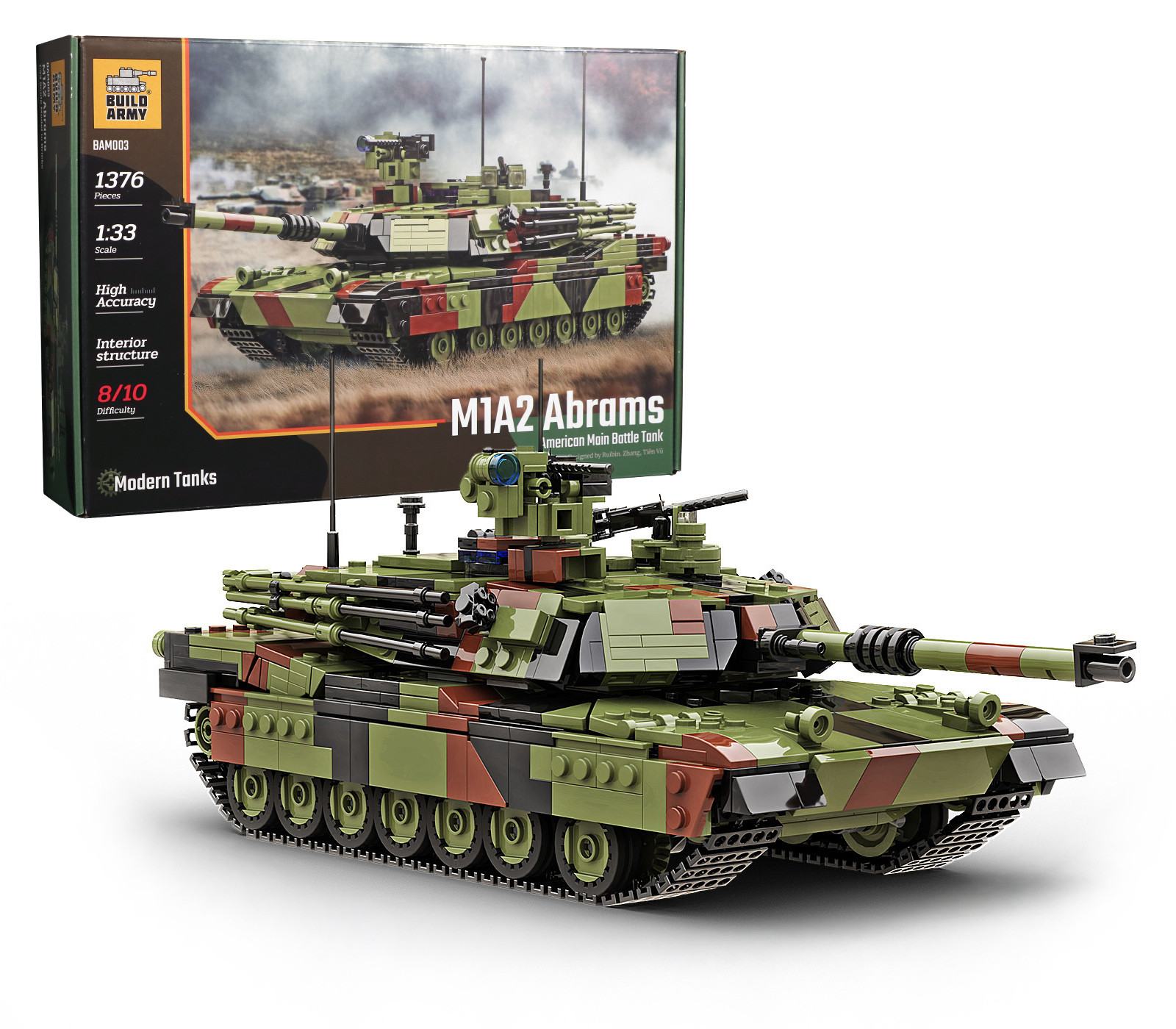 Abrams M1A2 Main Battle Tank LEGO Compatible